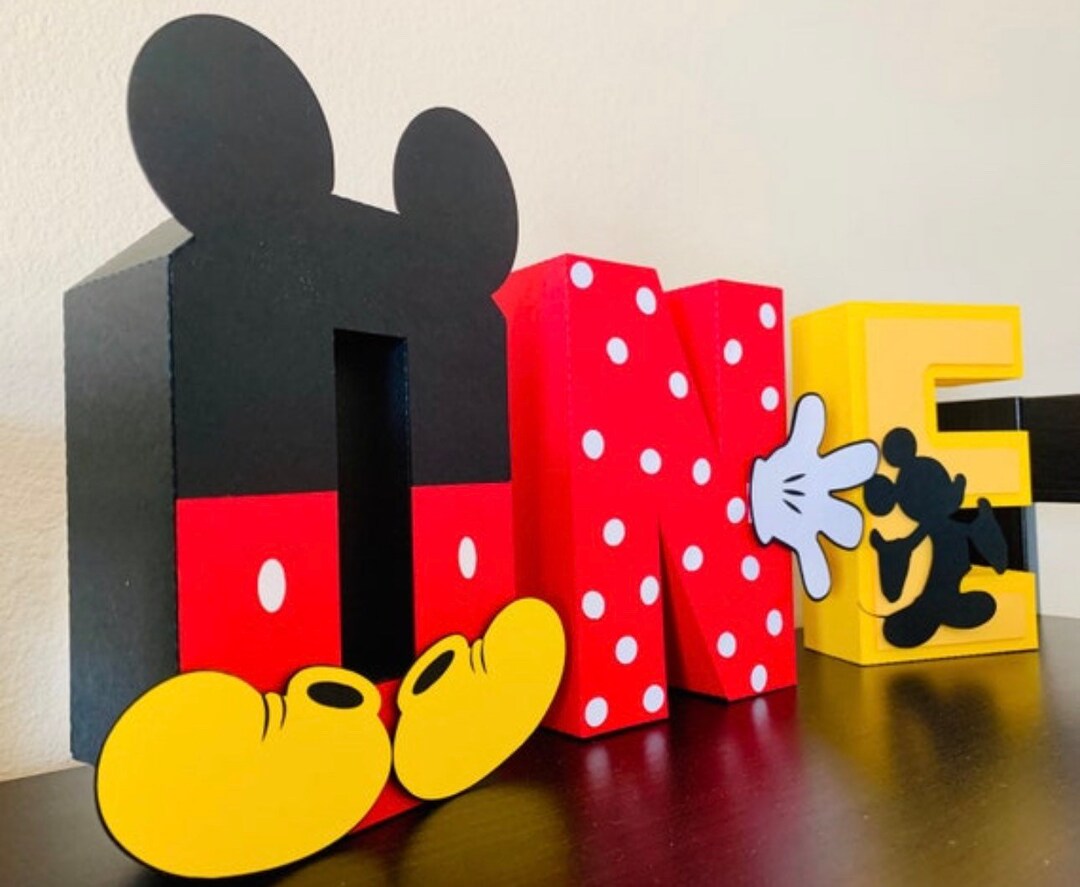 Personalized 3D Letter Theme/colors, Your Preferred Character Design as ...