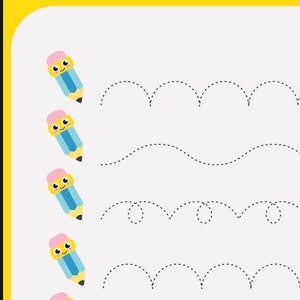29 Pages of Fun Colorful Kids Activity Pages for Pencil Control and ...