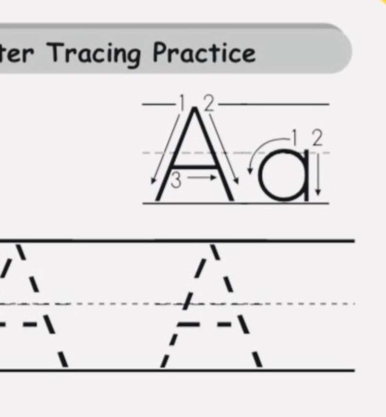 Kids Activity Book: Pencil Control Handwriting Practice - Etsy
