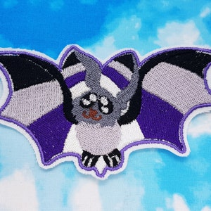 Pride Bats! | Iron-on Embroidered Patches - Etsy