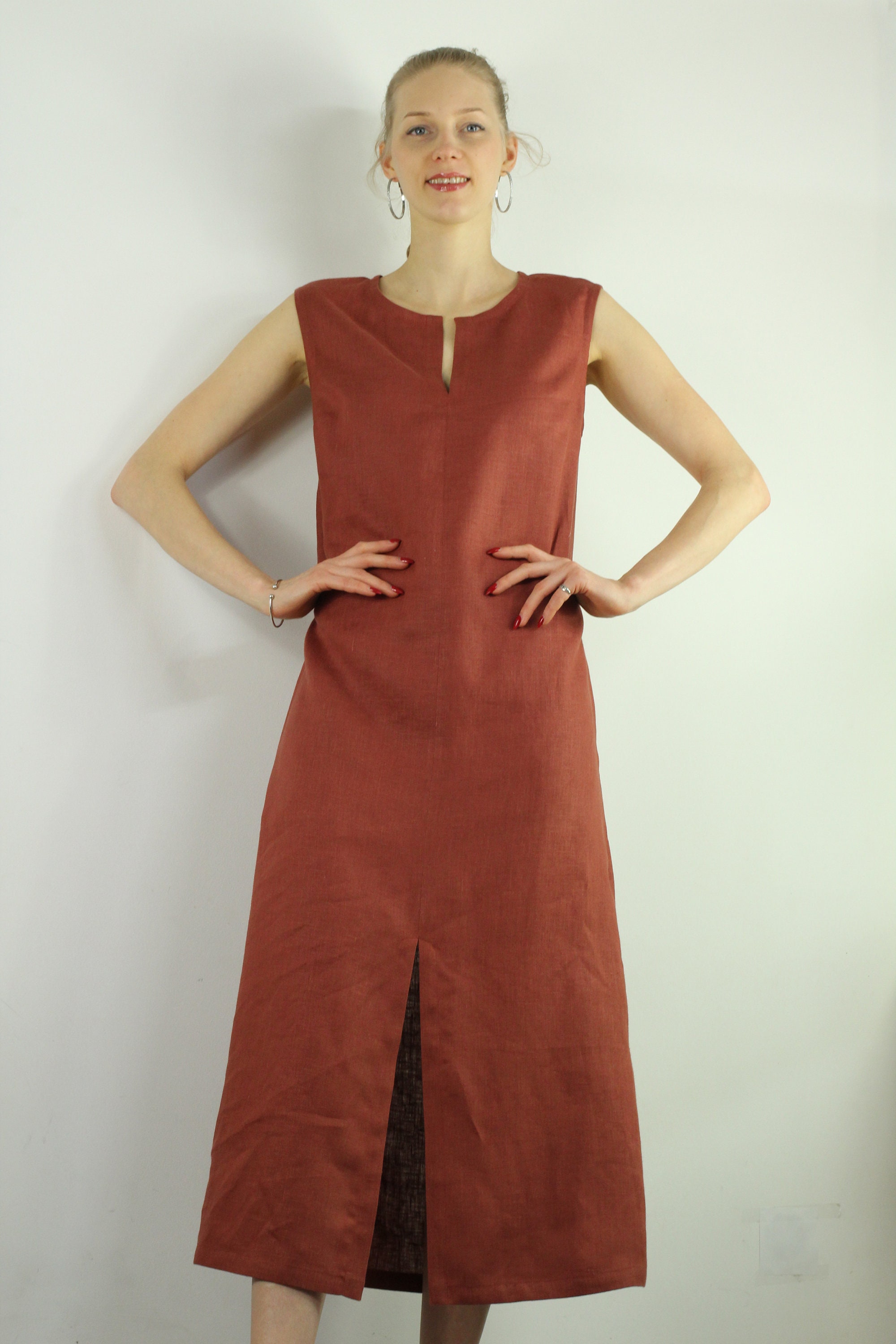 Linen Dress/ Maxi Dress/ Linen Long Dress/ Linen Summer Dress/ | Etsy