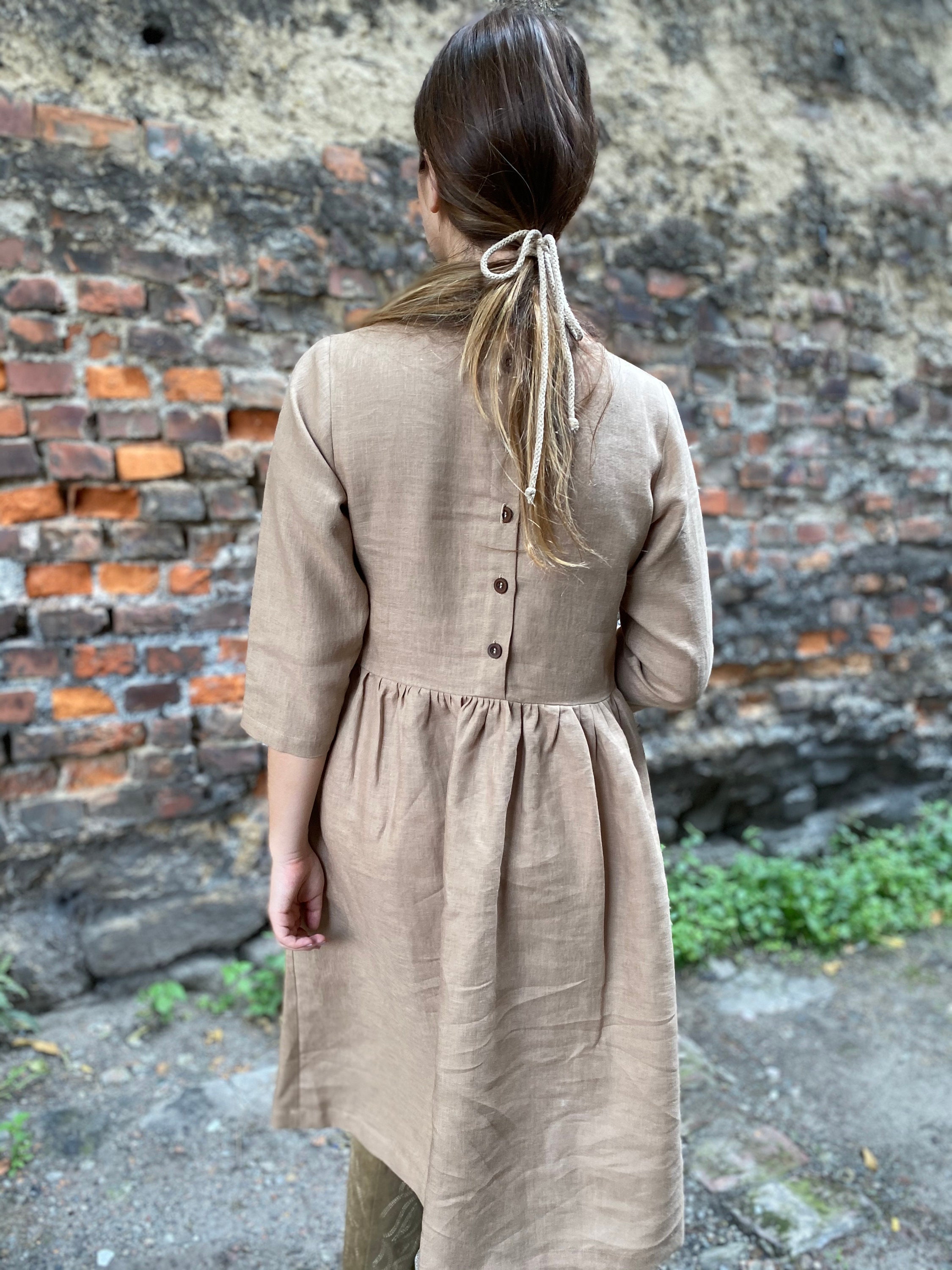 Linen Dress for Women/ Linen Dress/ Linen Women Dress Linen | Etsy