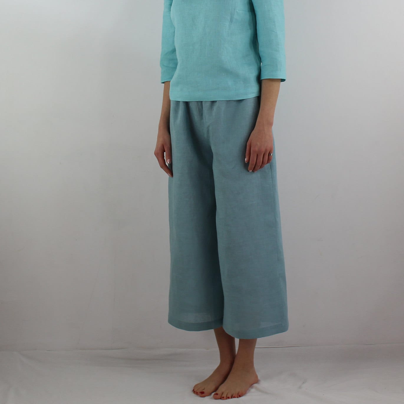 Linen Pants/women Pants/city Pants/linen Pants With Pockets/casual ...