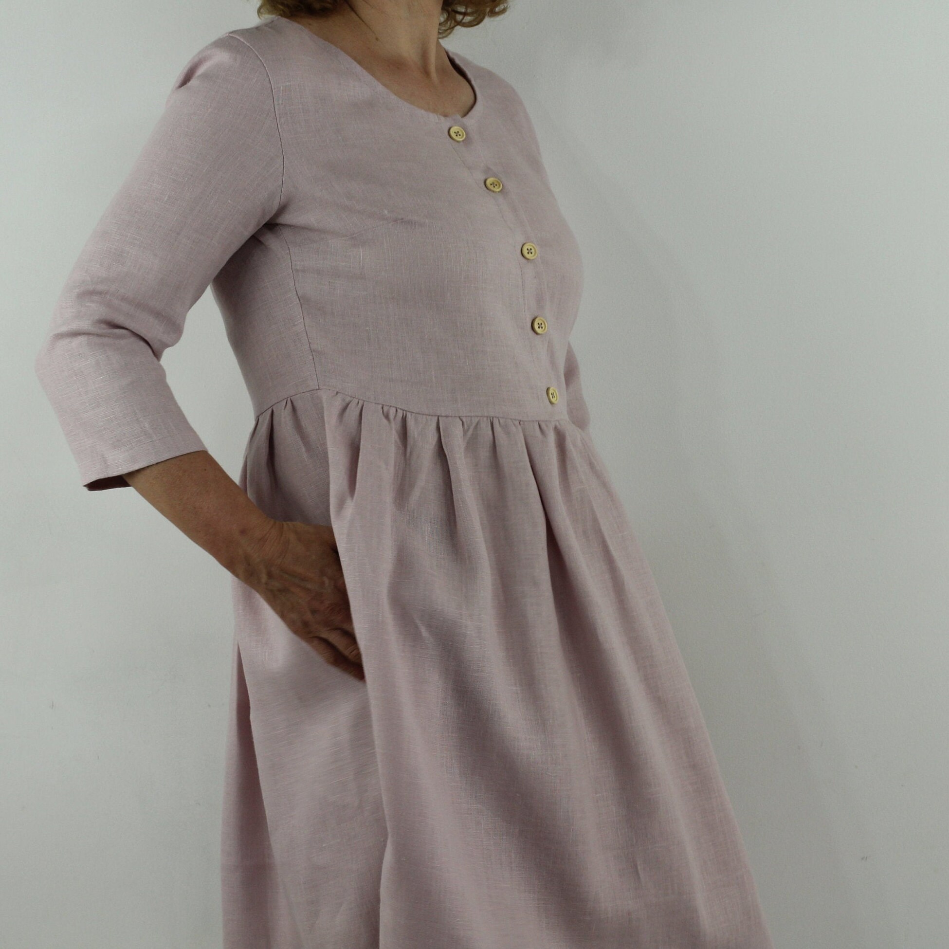 Linen Women Dress Linen Casual Dress Linen Summer Dress | Etsy