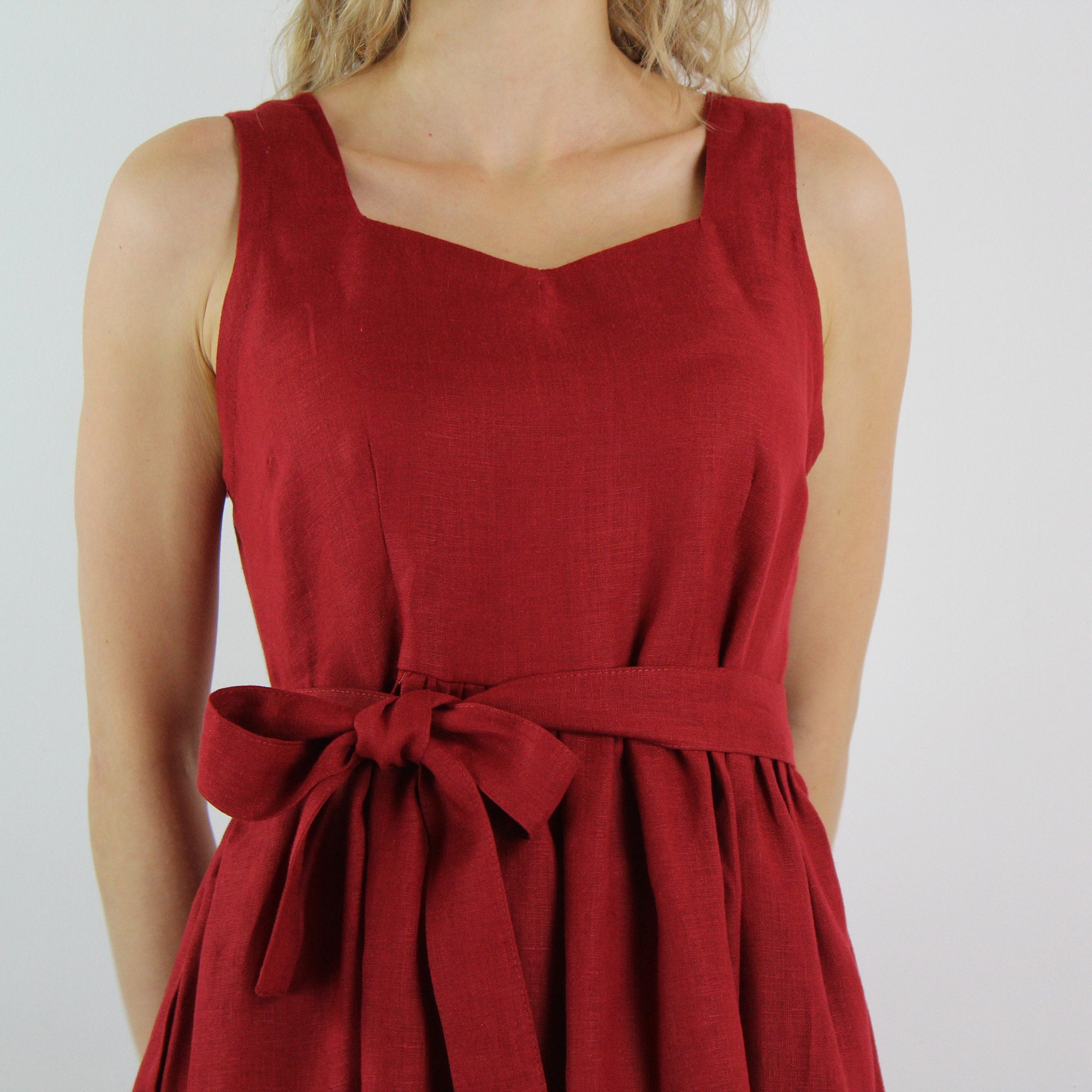 Linen Women Dress Linen Casual Dress Linen Summer Dress | Etsy