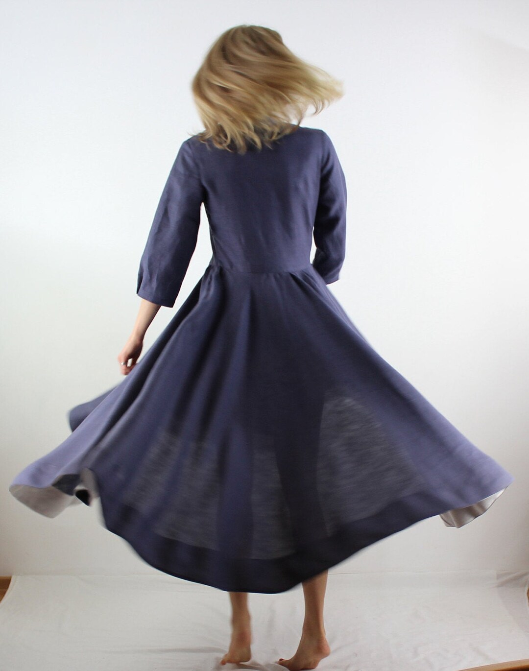 Linen Women Dress/ Linen Maxi Dress/ Linen Summer Dress/wedding Guest ...