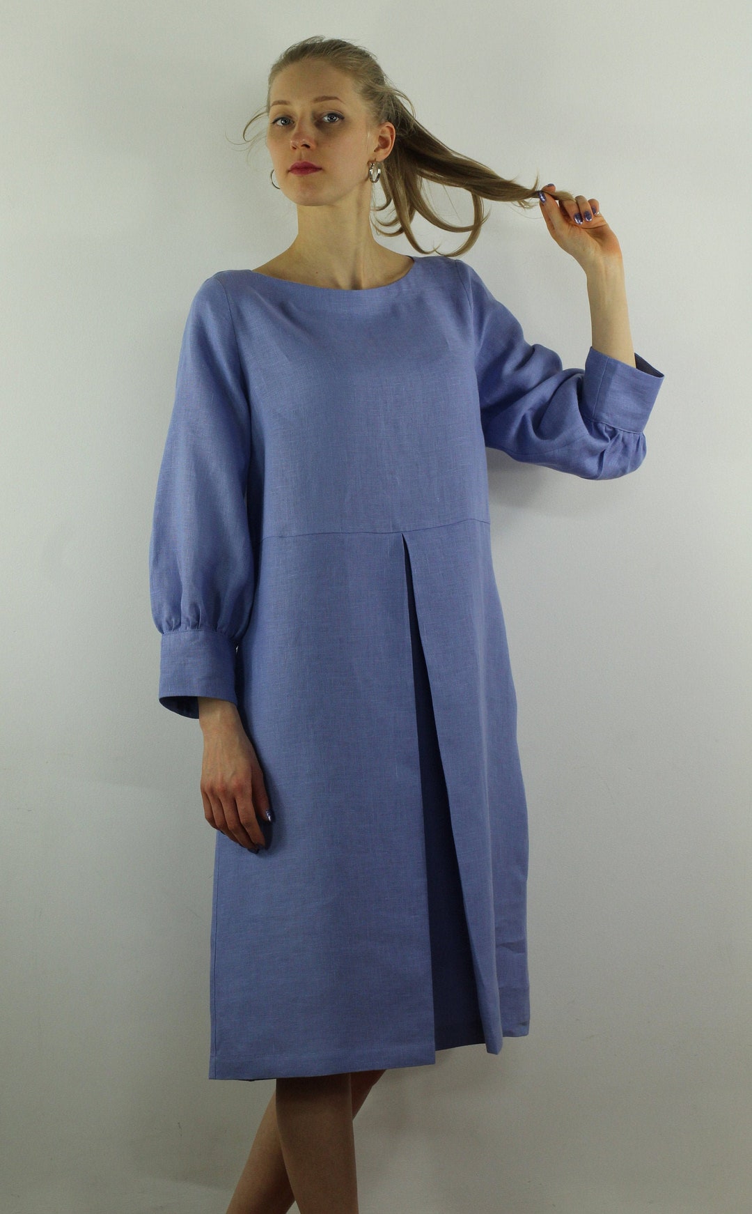 Linen Dresses for Women/ Linen Dress/ Linen Women Dress , Llnen Casual ...