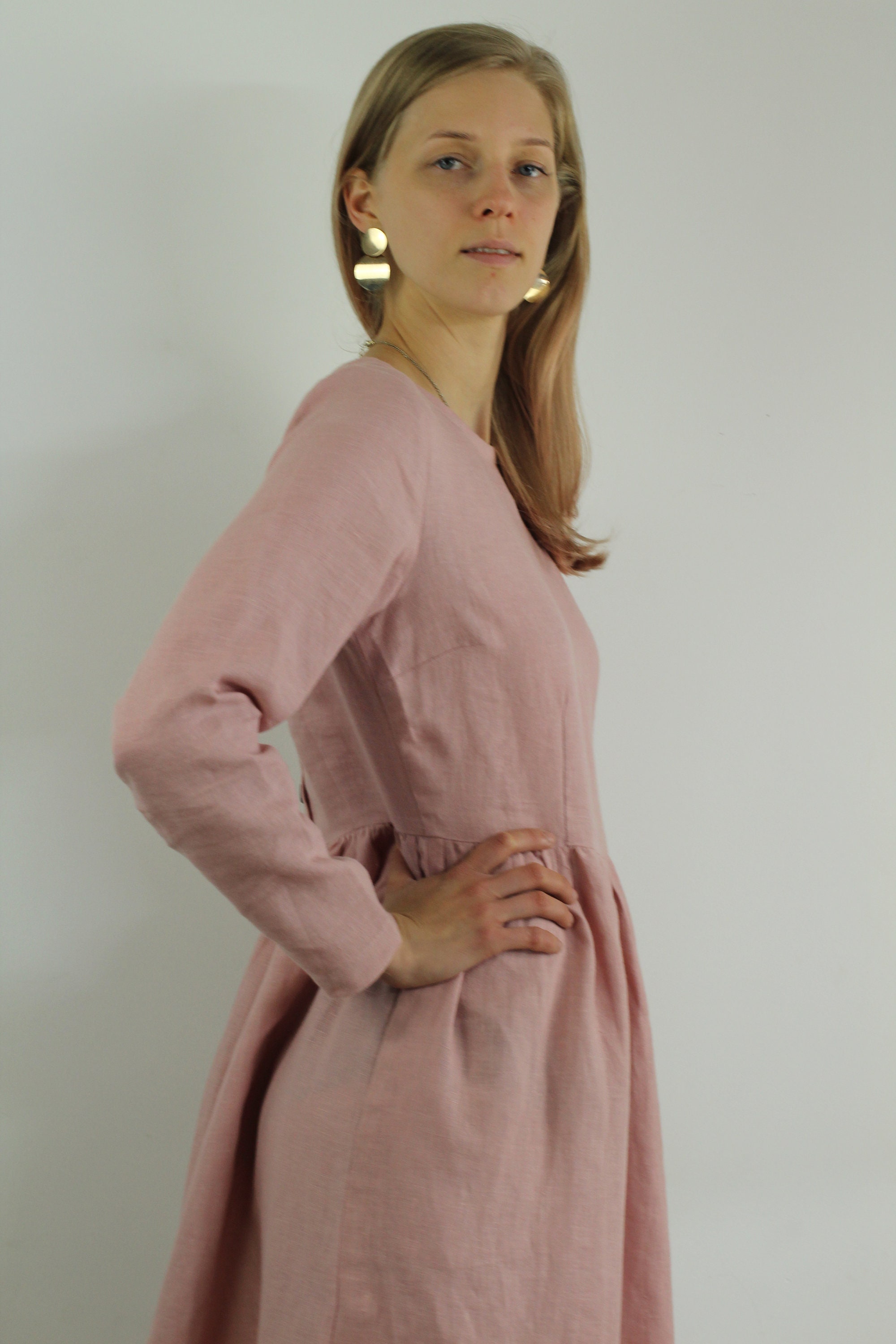 Linen Dress for Women Linen Women Dress Linen Casual Dress - Etsy