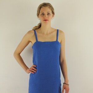 Linen Dresses for Women, Natural Linen Women Dress, Indigo Dress ...