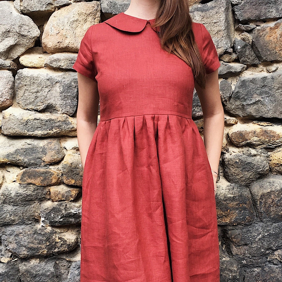 Linen Dresses for Women Linen Women Dress Linen Casual | Etsy