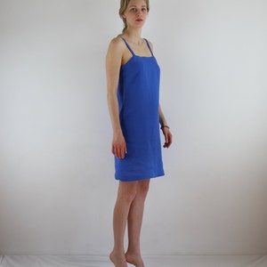 Linen Dresses for Women, Natural Linen Women Dress, Indigo Dress ...