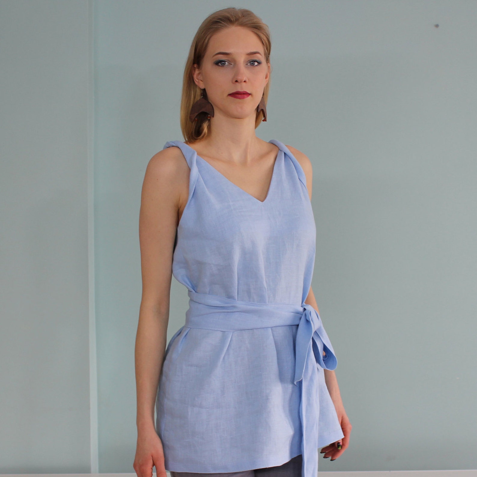 Linen Top/ Linen Blouse/ Summer Linen Top/ Casual Top/ Women - Etsy