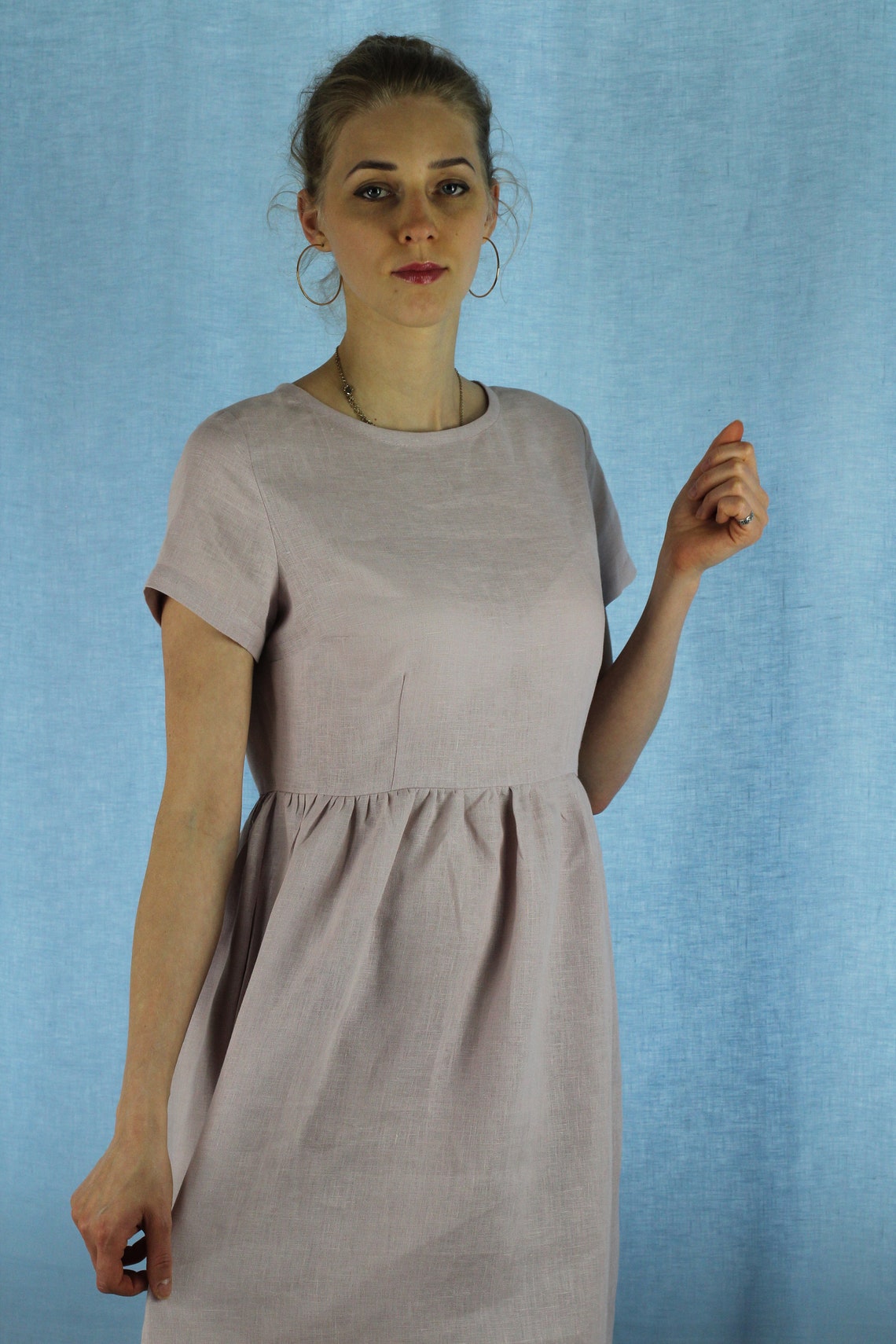 Vestidos de lino para las mujeres vestido de lino vestido de | Etsy