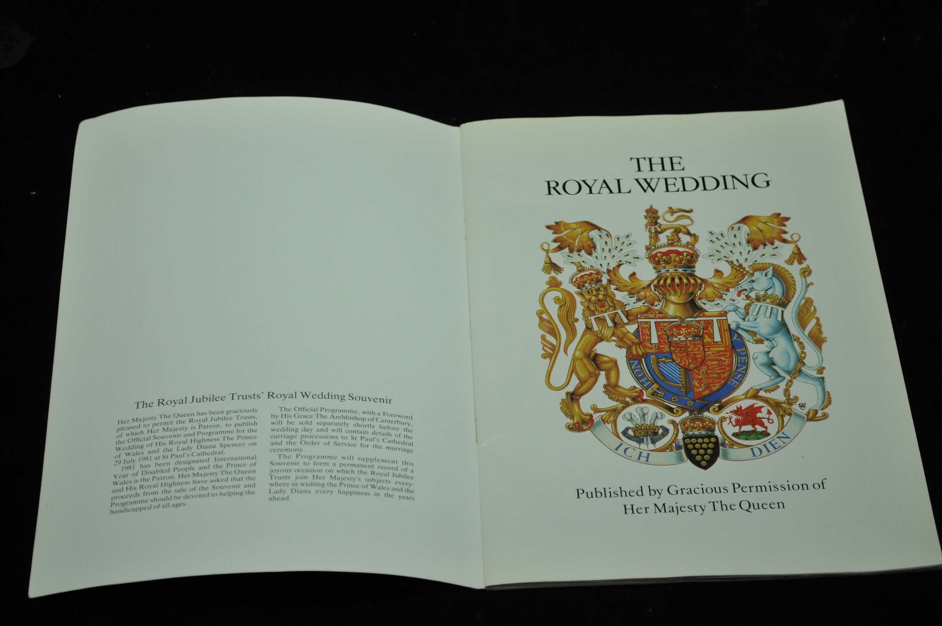 The Royal Jubilee THE ROYAL WEDDING Official Souvenir the Official ...