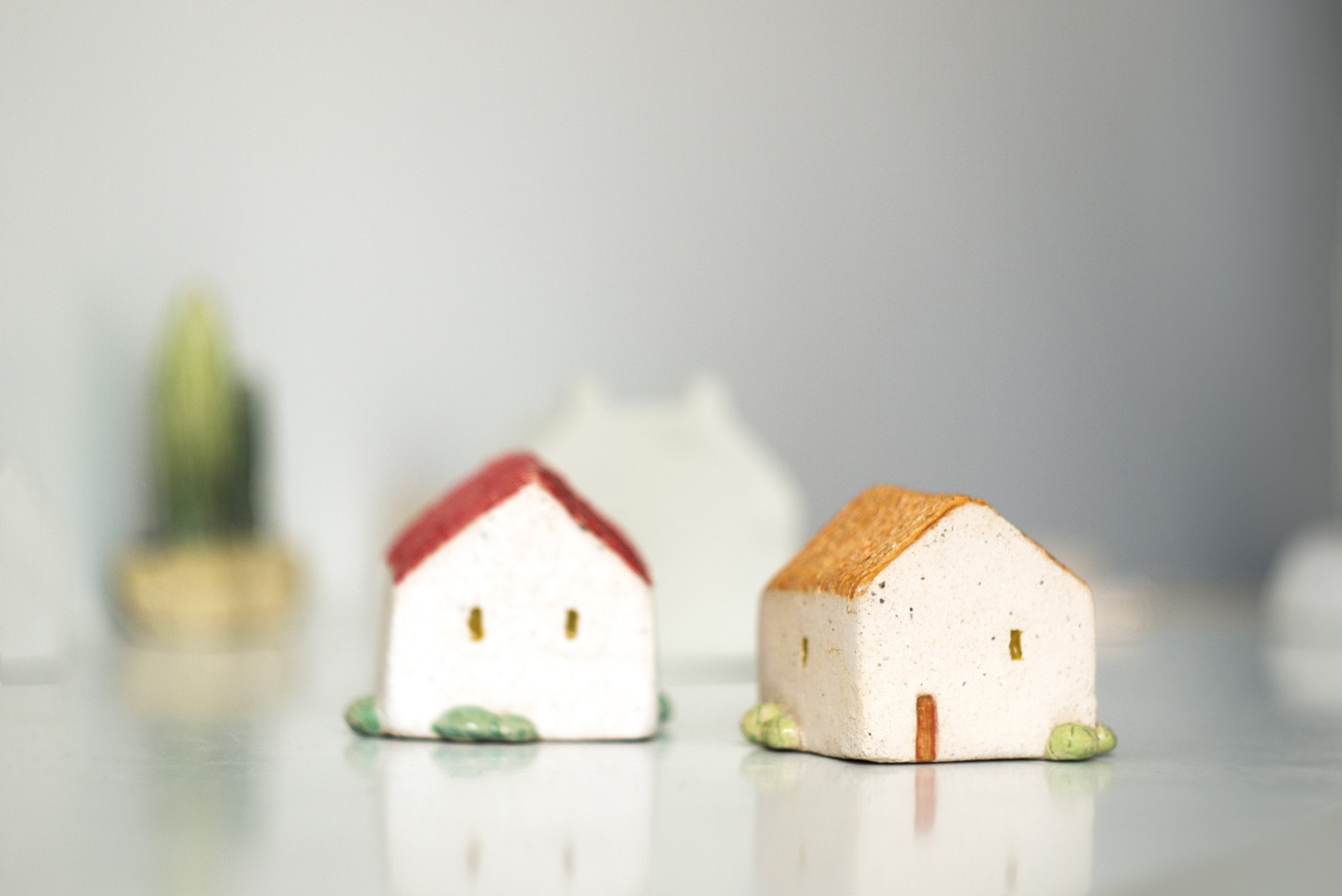 Small Ceramic House Tiny House Miniature House Cute | Etsy