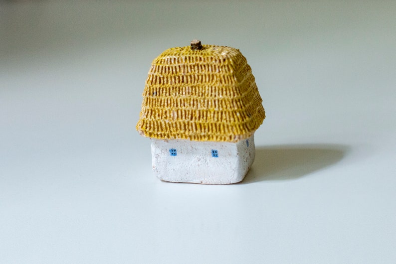 Small Ceramic House Tiny House Miniature House Cute - Etsy