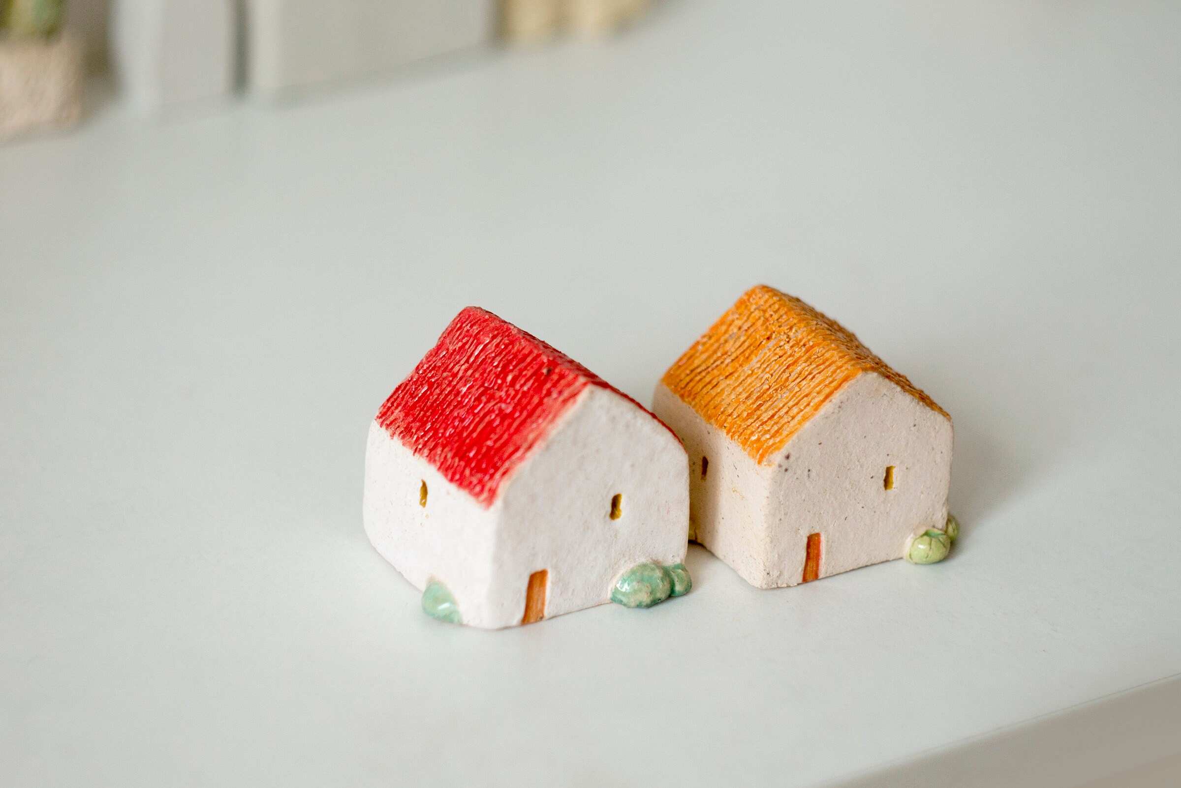 Small Ceramic House Tiny House Miniature House Cute | Etsy