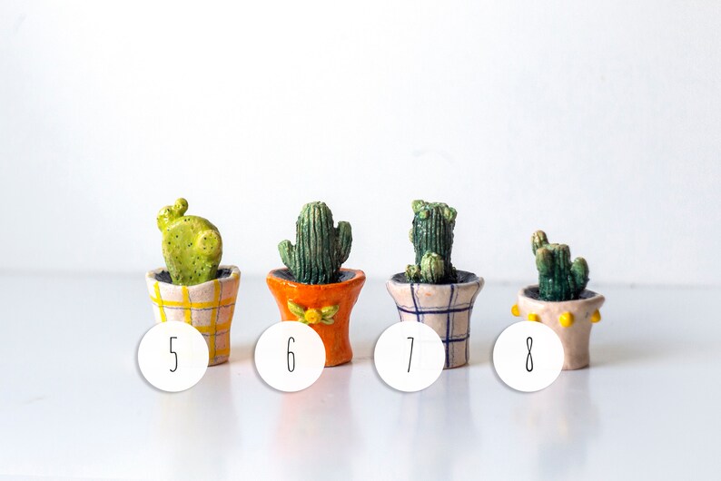 Ceramic Cactus Mini Cactus Cactus Themed Gifts Plant and - Etsy