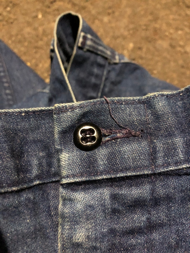 Vintage Usn Denim Stencil 40-50s Utility - Etsy