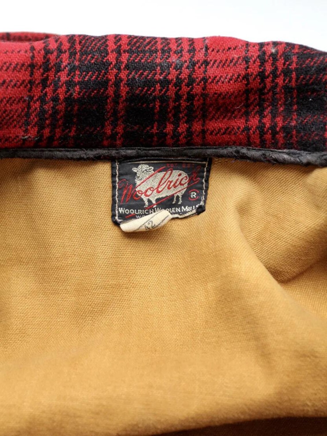 Vintage Woolrich Wool Plaid Hunting Jacket 40-50s - Etsy