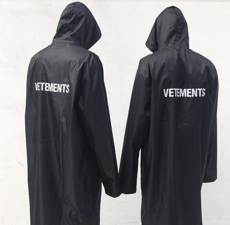 Vetements Raincoat Jacket - Etsy