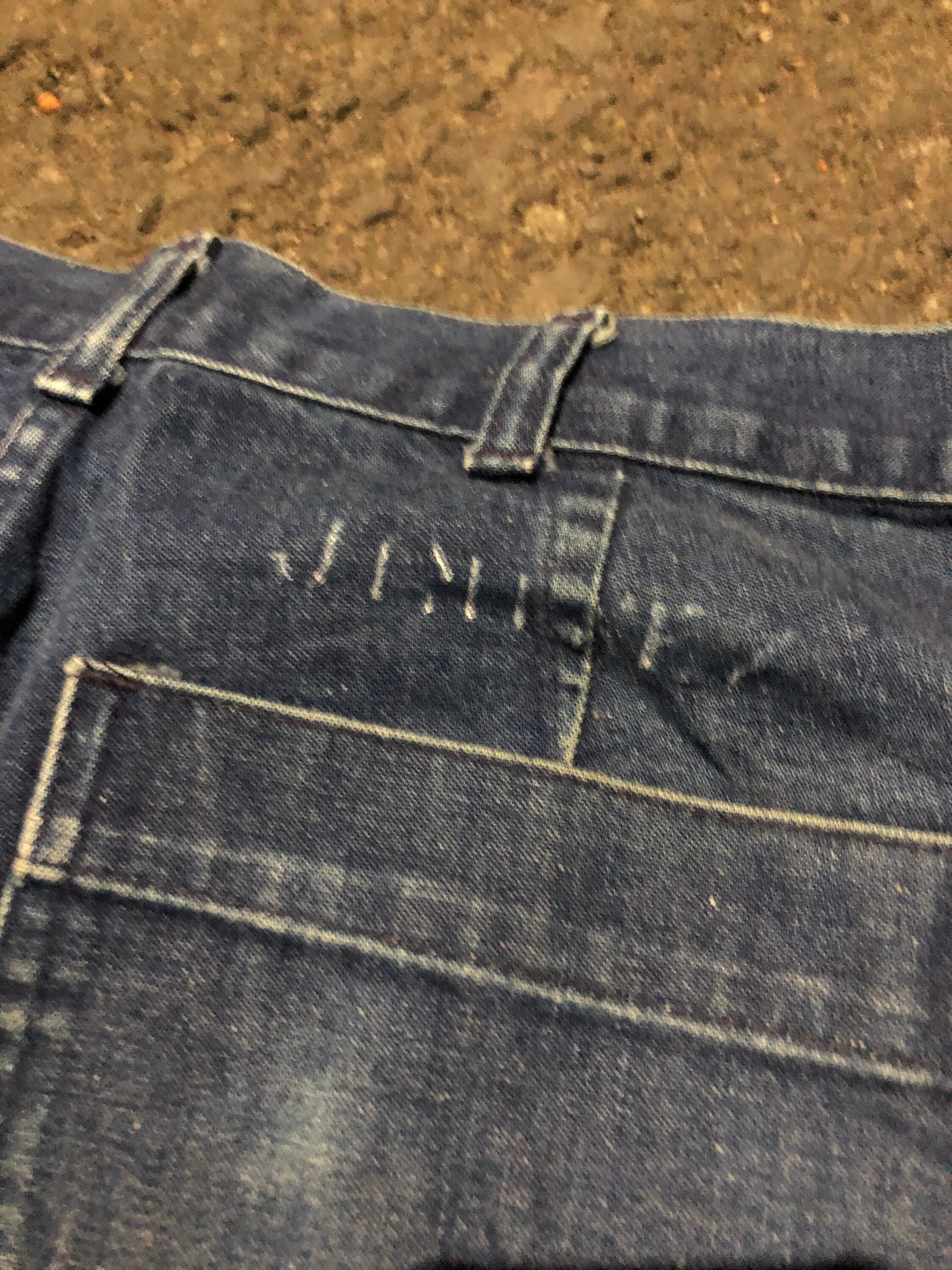 Vintage Usn Denim Stencil 40-50s Utility - Etsy