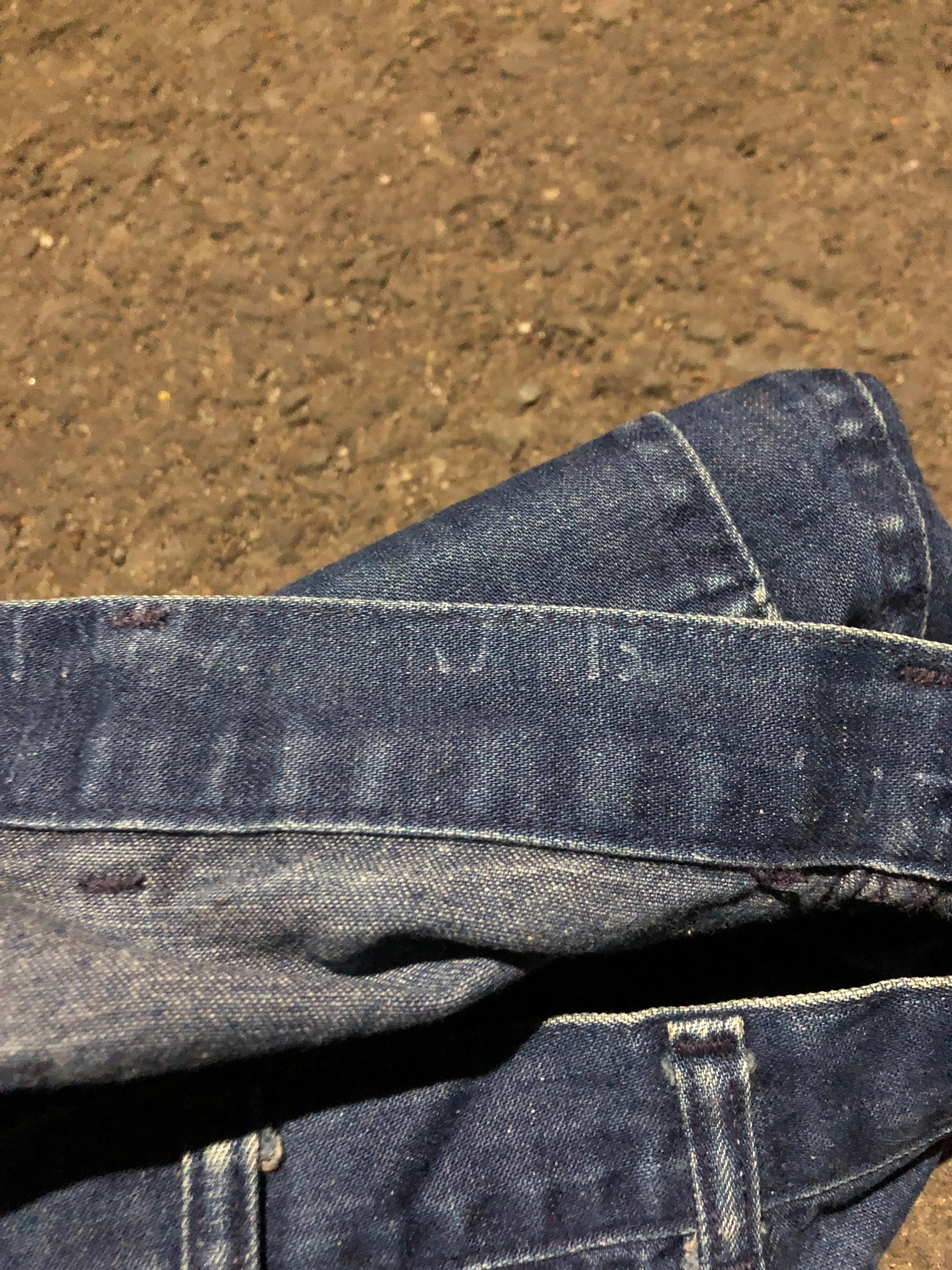 Vintage Usn Denim Stencil 40-50s Utility - Etsy