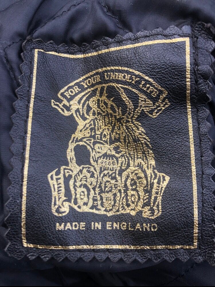 Triple 666 Leather Jacket Rare Lewis Leather - Etsy