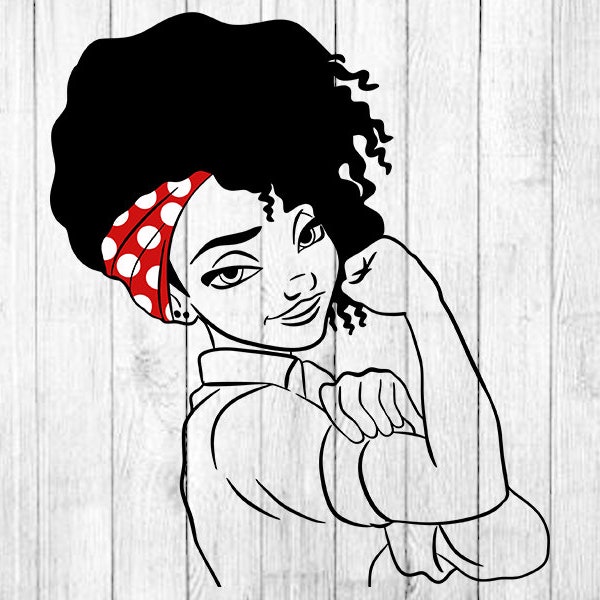 Rosie the Riveter Svg - Etsy