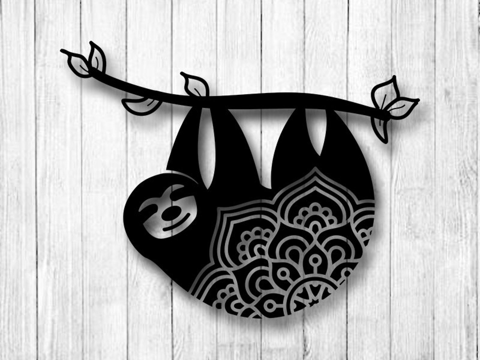 Mandala Sloth Svg Mandala Svg Sloth Svg Sloth Clipart - Etsy