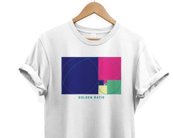 Golden Ratio Fibonacci Spiral Sacred Geometry T-shirt - Etsy