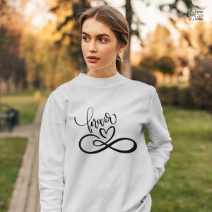 INFINITY HEART Forever Svg, Infinity Heart, Infinity Heart SVG, Cut ...