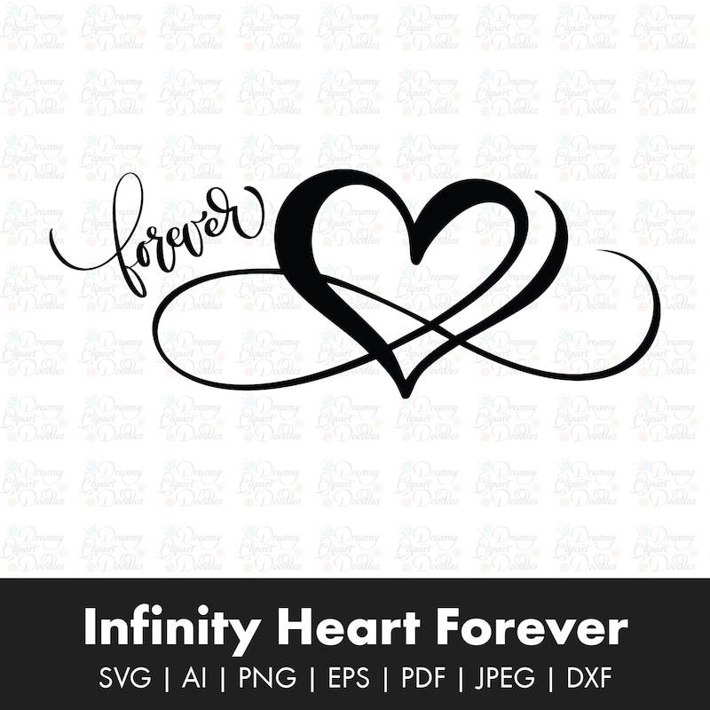 Infinity Heart Svg - Etsy