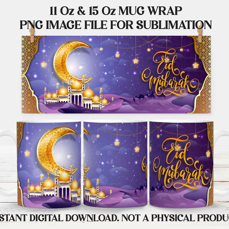 Floral Eid Mubarak Cards - Etsy