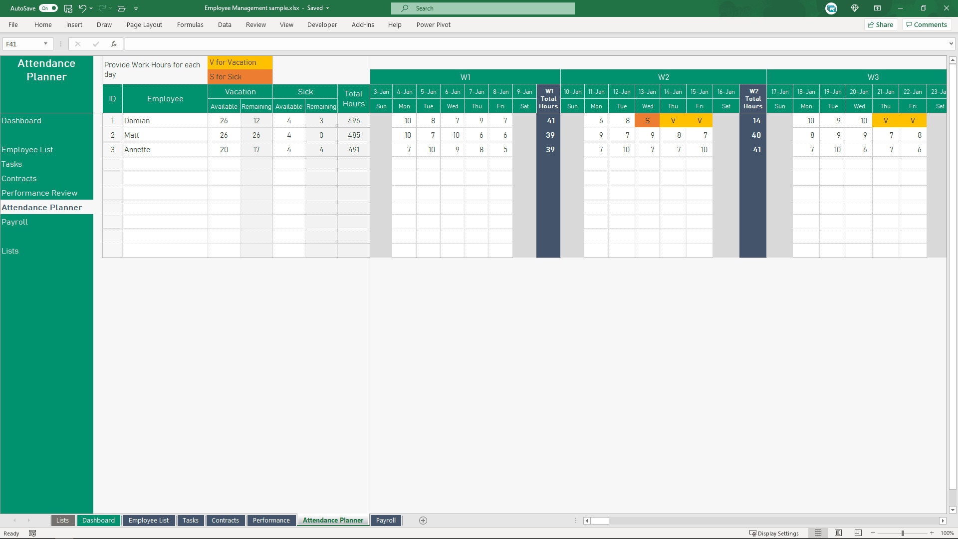 Employee Management (HR) Spreadsheet | Excel & Google Sheets - Etsy