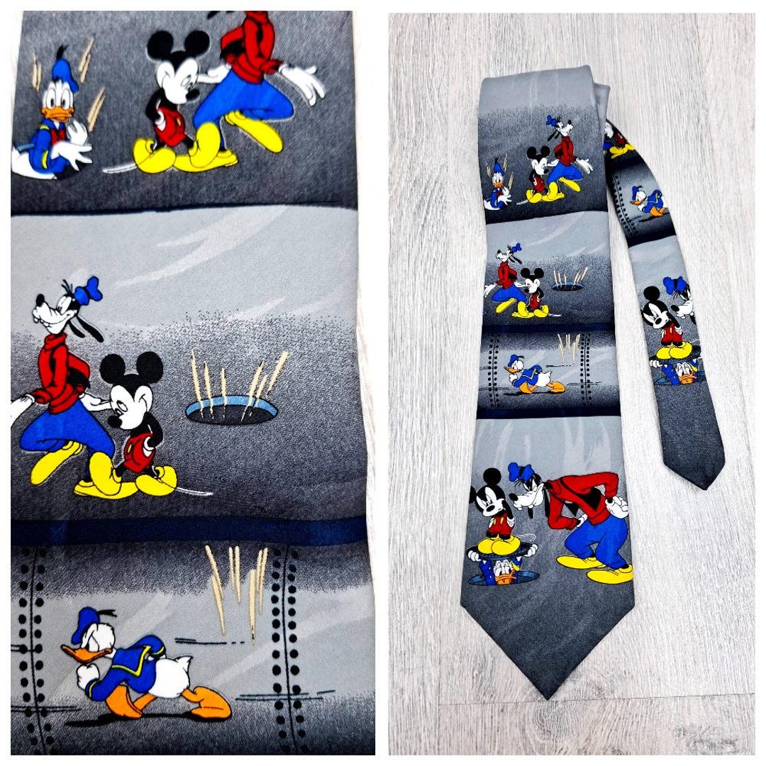 Goofy Tie Cartoon Tie Novelty Tie Donald Duck Tie Unlimited Necktie ...
