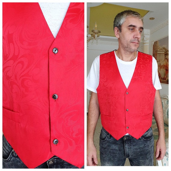 Red Suit Vest