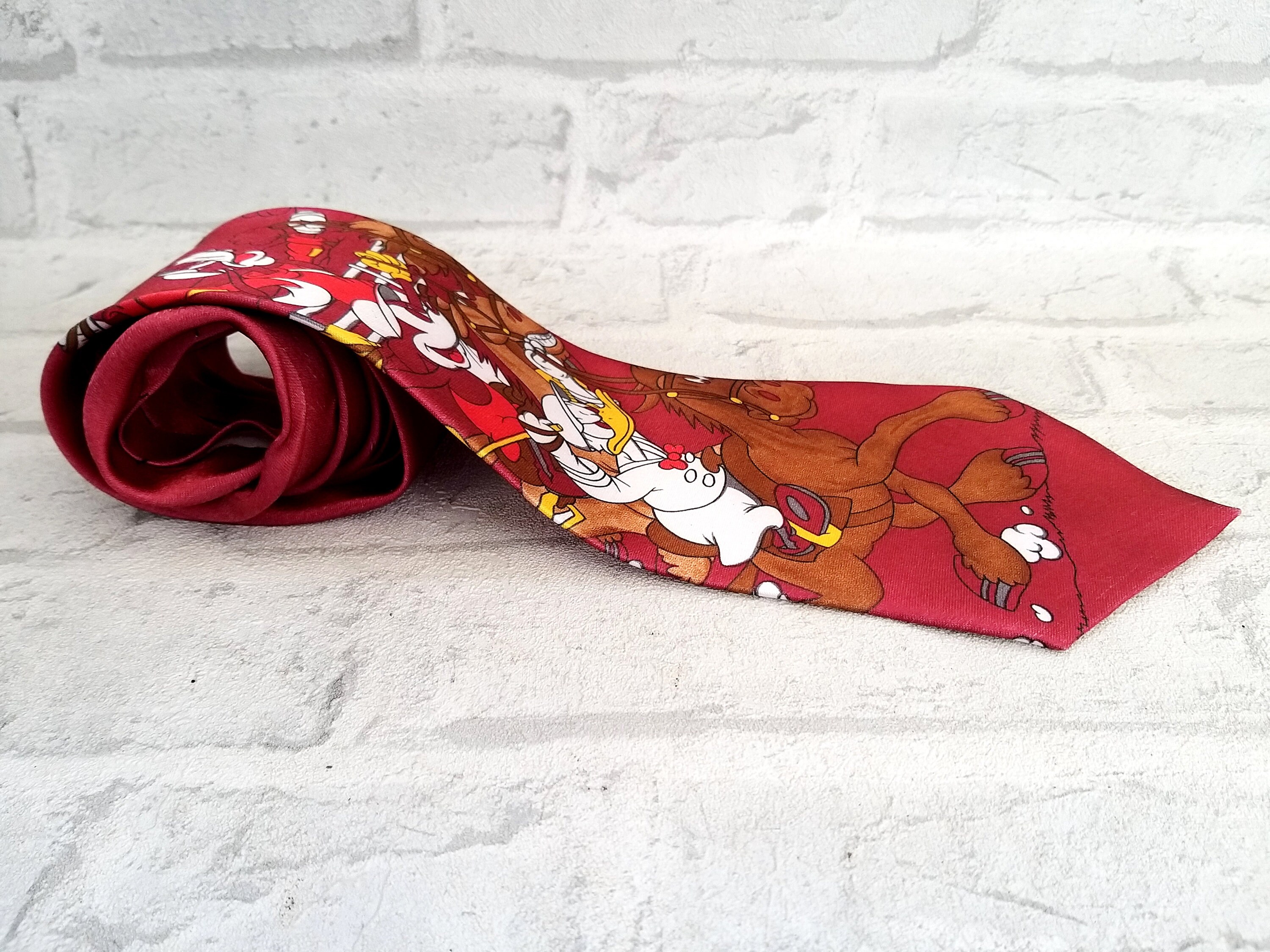 Walt Disney Print Collectible Tie Novelty Tie Donald Duck Tie | Etsy