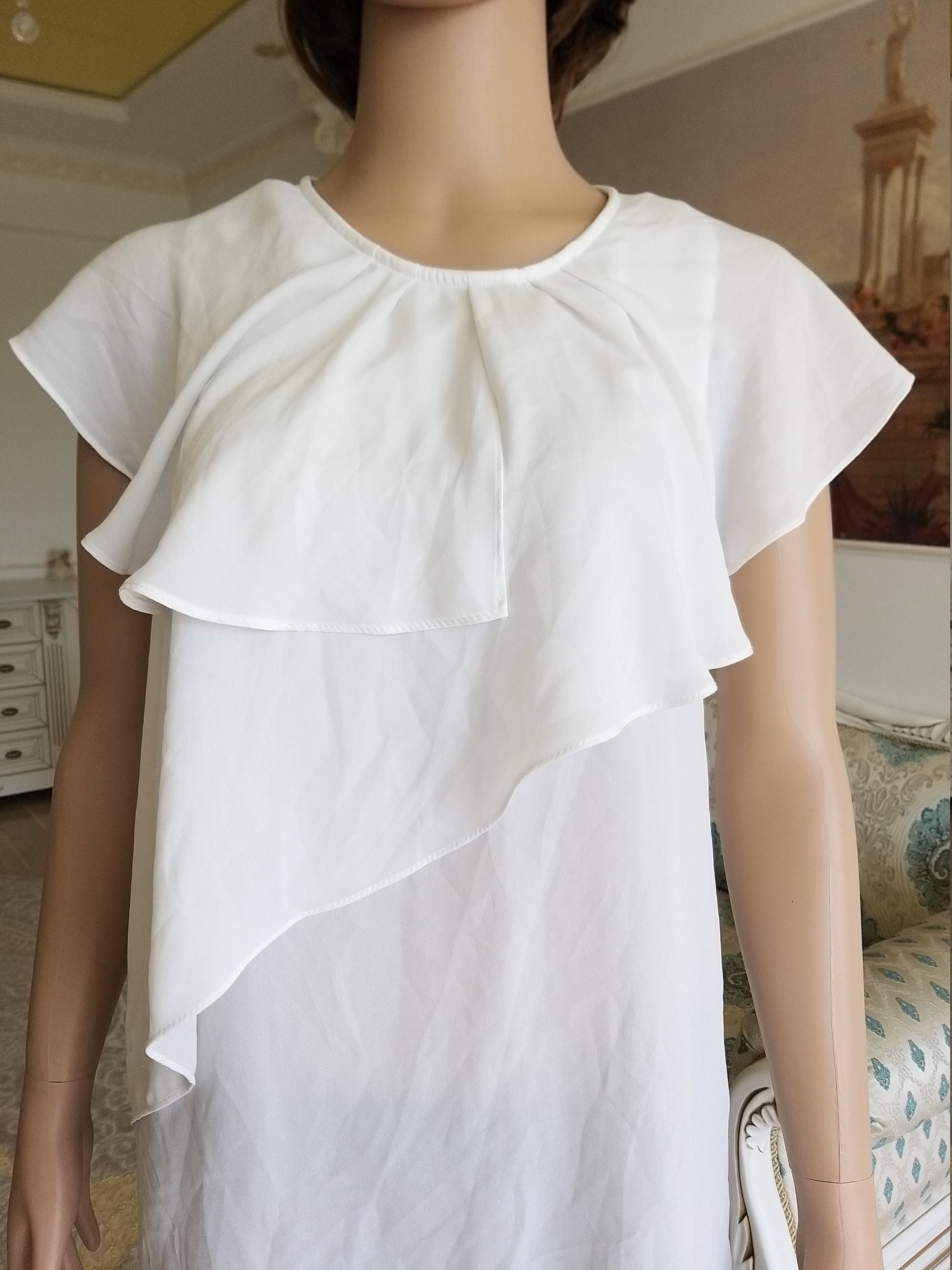 Ruffle blouse Victorian Clothing Victorian Blouse Victorian | Etsy