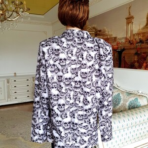 Womens Blazer M Goth Jacket Gothic Goth Blazer Halloween Blazer ...