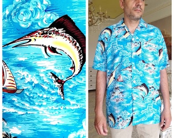 Mens Fish Print Shirts - Etsy