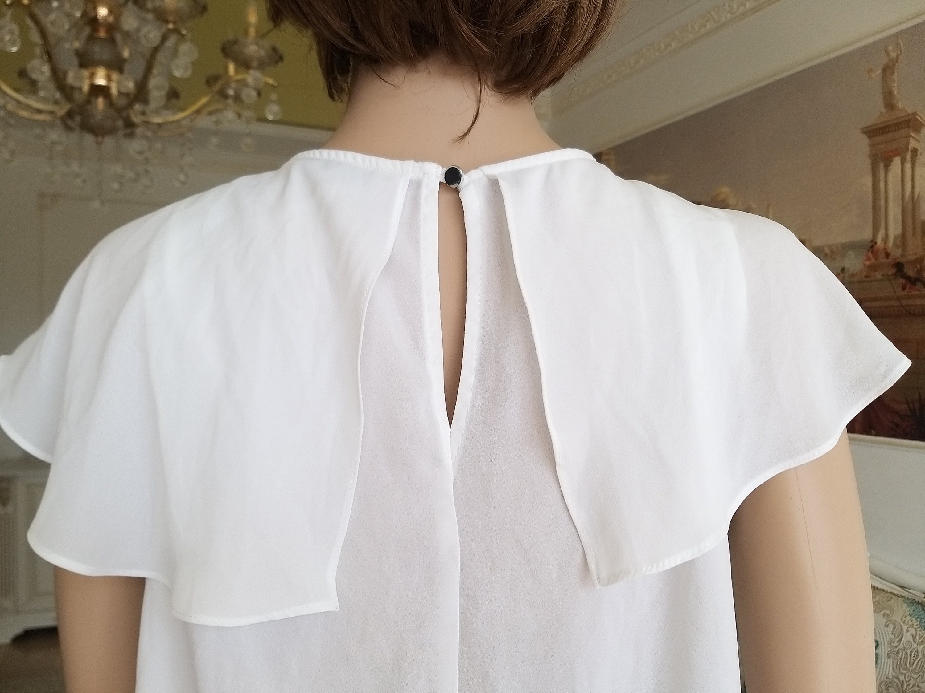 Ruffle blouse Victorian Clothing Victorian Blouse Victorian | Etsy