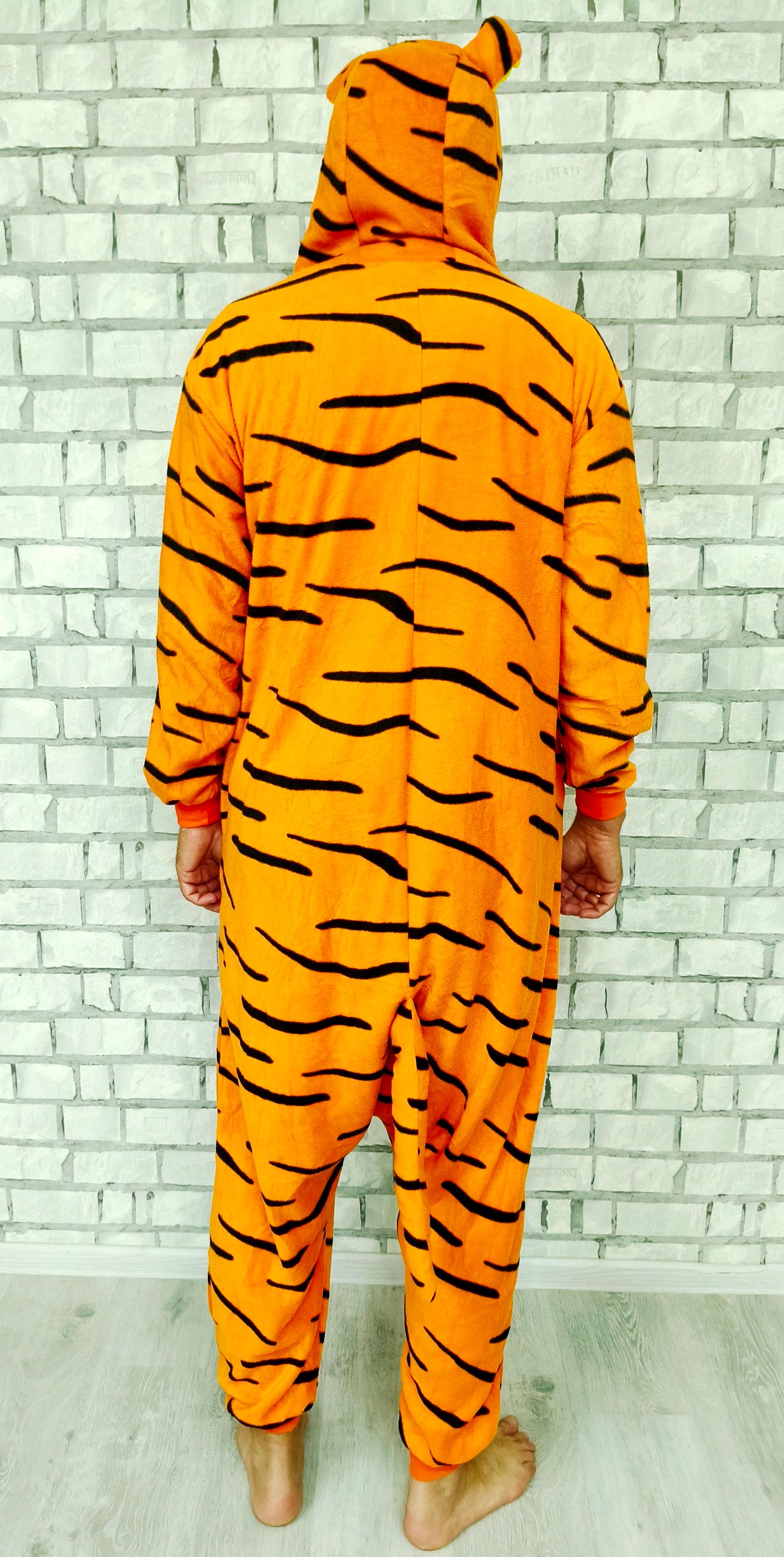 Tigger Costume Tiger Kigurumi ADULT Cosplay Tiger Costume Halloween ...