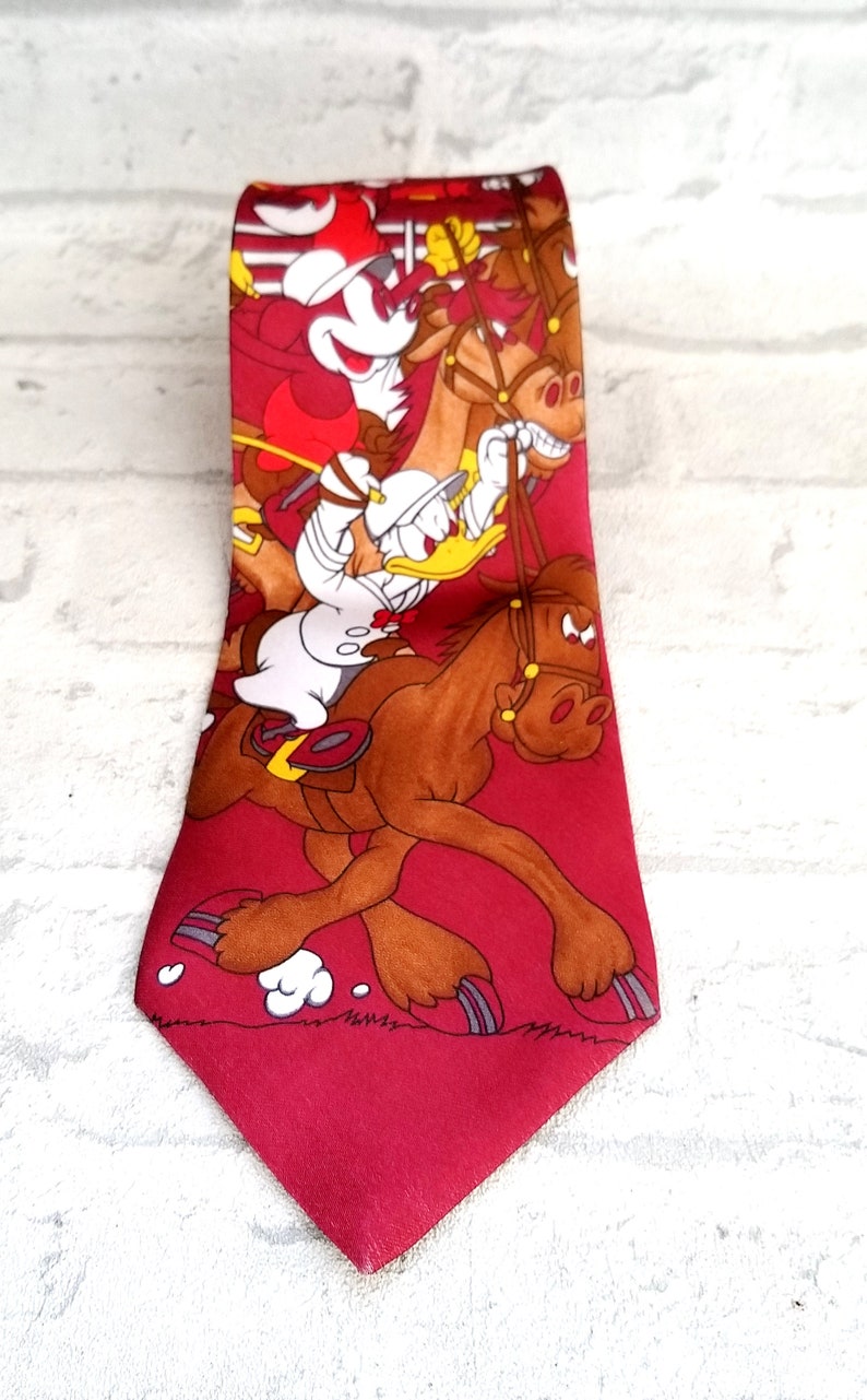 Walt Disney Print Collectible Tie Novelty Tie Donald Duck Tie | Etsy
