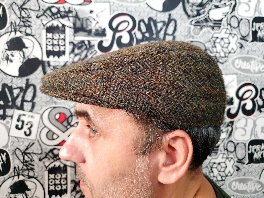 Wool Flat Cap Mens Cap Mens Newsboy Cap Gatsby Hat Ivy Hat Wool Cap Ivy Cap Tweed Cap ...