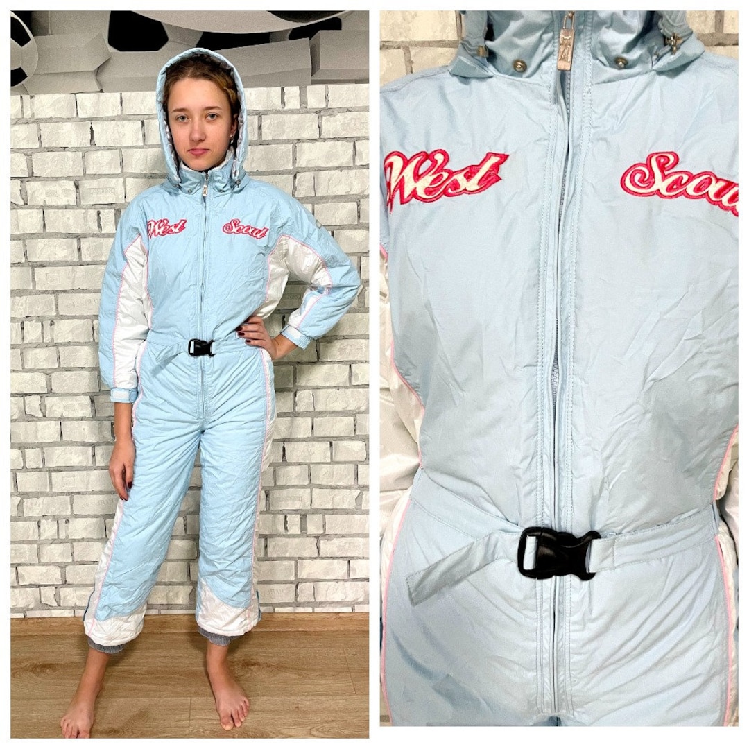 Waterproof Ski Suit Blue Ski Suit Kids Ski Suit Mountain Clothing ...