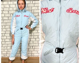 Girl Ski Suit 90s Ski Suit RED Ski Suit Kids Ski Suit Mountain Clothing ...