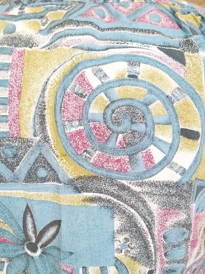 Mens Shirt S Multicolor Shirts Abstract Print Shirts Casual - Etsy