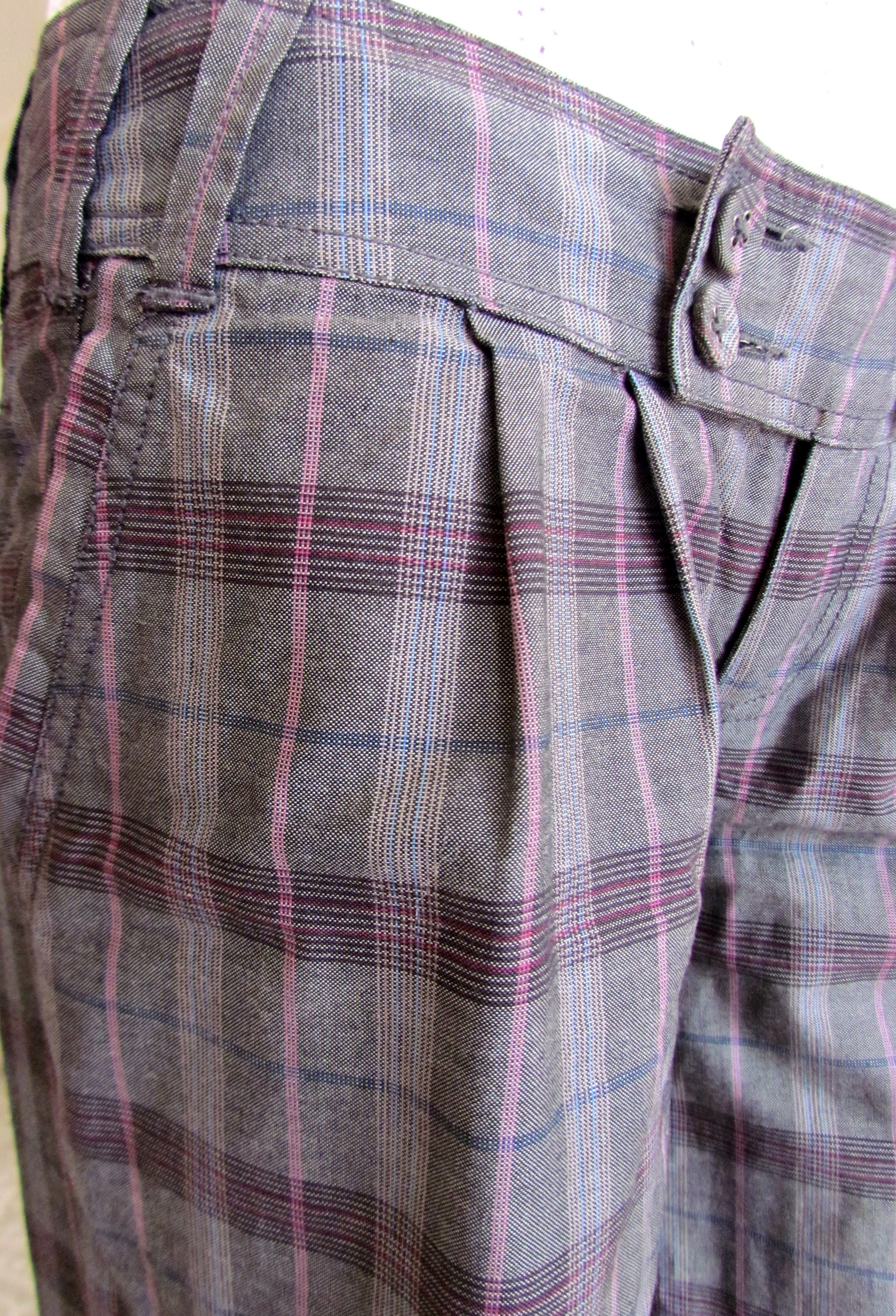 Gray Plaid Pants Womens Plaid Pants Retro Pants Womens Pants - Etsy