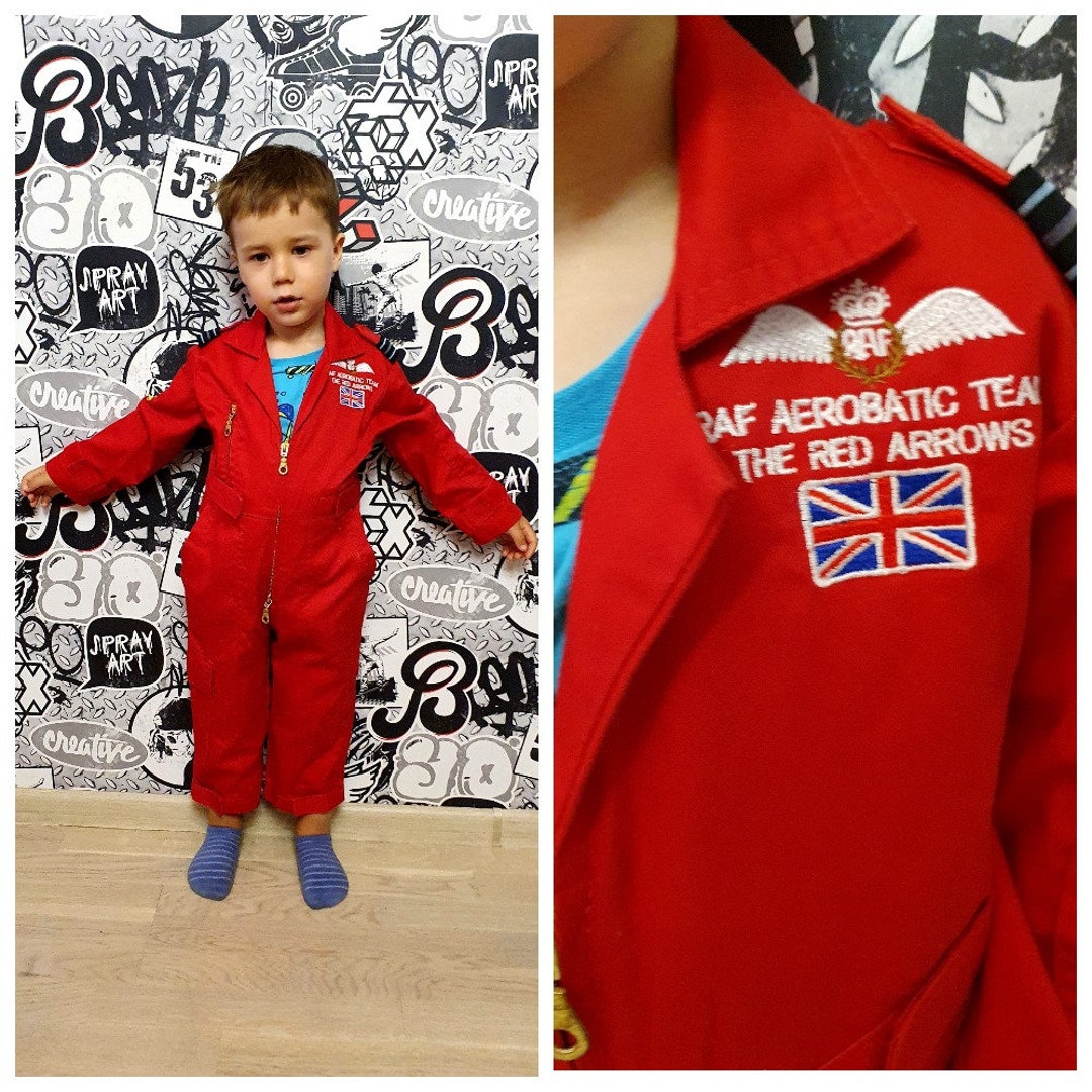 12-18 Months Red Coveralls One Piece Coveralls Overalls Kids Jumpsuit ...